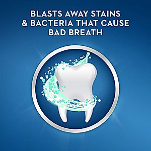 Crest 3D White Brilliance Blast Whitening Toothpaste, Energizing Mint, 3 Count