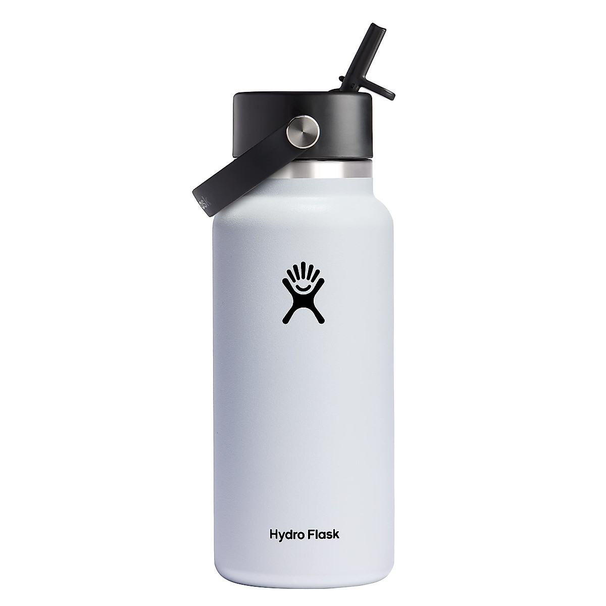 Hydro Flask Wide Flex Straw Cap White 32 Oz