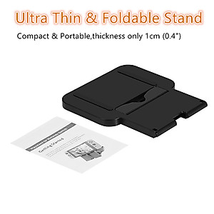 Multi-Angle Stand for Nintendo Switch,Portable & Foldable Playstand for Switch, Tablet Video Game Holder Universal Holder for Smartphones and Tablets iPhone 7 6 Plus ipad Samsung s8 s7(Black)
