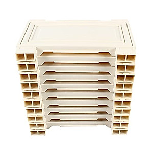 Storage Cabinets, 6 Drawer Storage Organizer Plastic Cabinet with Wheels Freestanding Storage Cupboard for Children's Room Kitchen Bathroom