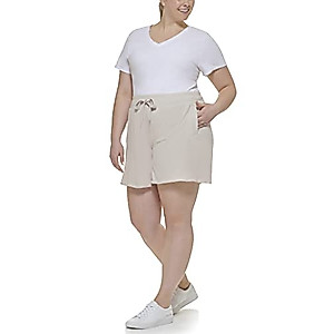 Calvin Klein Performance Women's Active Short, NU Beige, 1X