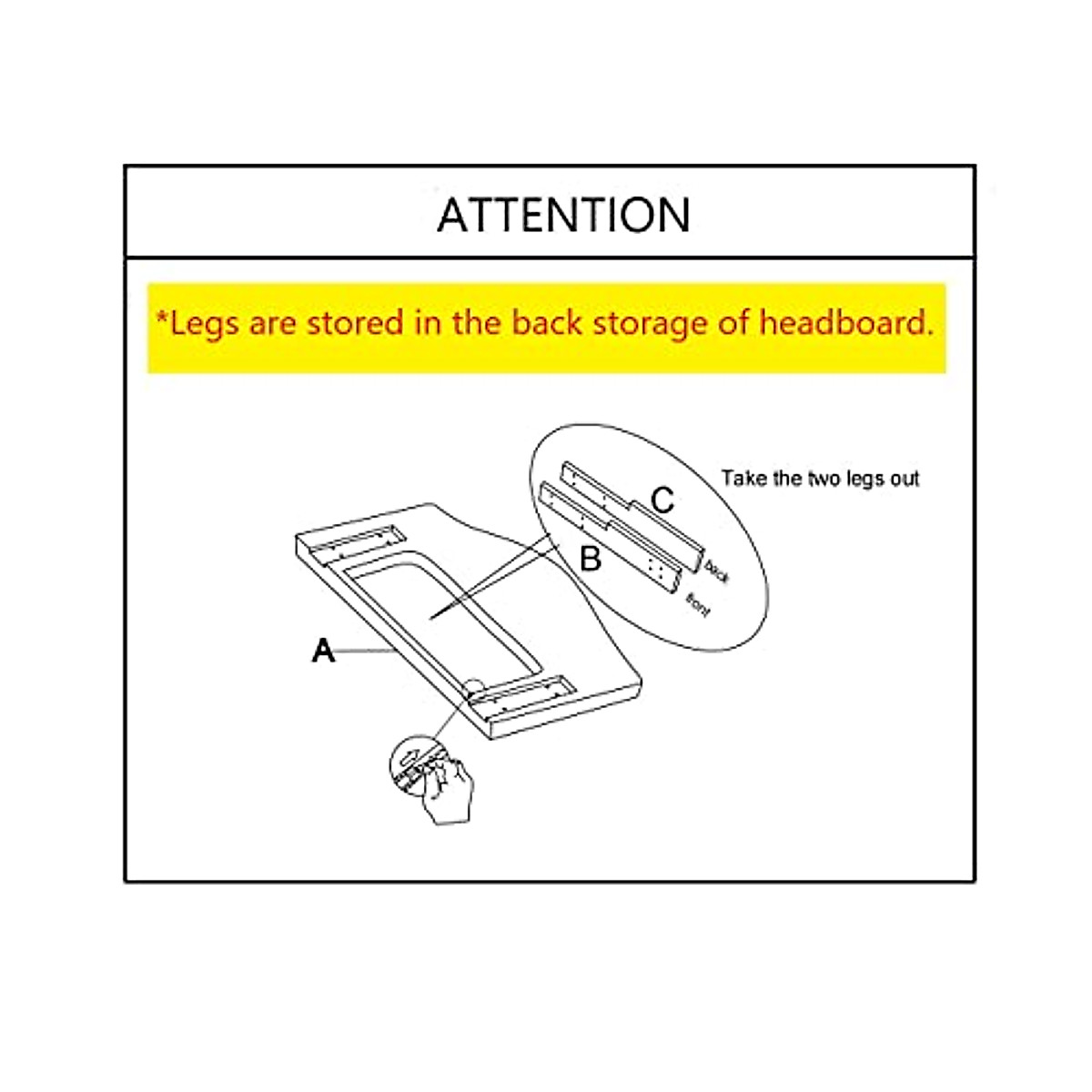 24KF Linen Upholstered Tufted Button King Headboard and Comfortable Fashional Padded King/California King Size headboard - Ivory