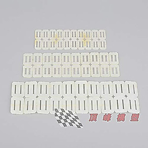 Parts & Accessories 20Pcs/Lot Paper Hinges/Hinge Folding Leaf/aileron Tail Wing Connector, KT, Foam, balsa rc Airplane Universal - (Color: L26 XW17mm (Large))