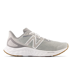 New Balance Men's Fresh Foam Arishi V4 Running Shoe, Grey/Gum, 10.5