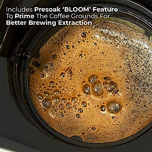 VINCI RDT 12 Cup Coffee Maker, with Patented Spinning Spray Head Technology, Bloom Setting, Brew to Pause, Stainless Steel Fully Programmable Electric Coffee Maker