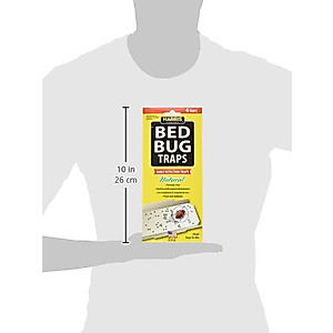 P F HARRIS Irresistible Lure Bed Bug Traps, 4 traps
