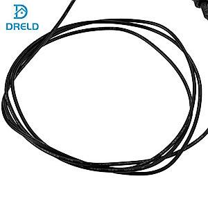 DRELD 2Pack Piezo igniter Spark Ignition with Push Button Igniter, Piezo Igniter with Threaded Ceramic Electrode lgniter, Type of 1 Out 2, Wire 1 Meter, Fit for Gas Grill Range Heater Stove