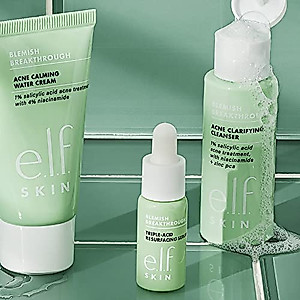 e.l.f. SKIN Blemish Breakthrough Blemish Control Basics Kit, Travel-Size Acne Skincare Routine, Cleanser, Serum & Moisturizer, Vegan & Cruelty-Free