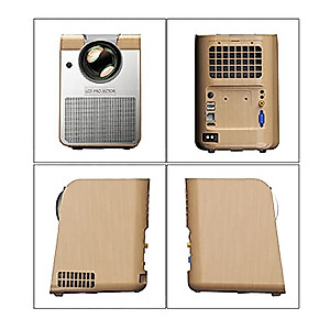 CXDTBH Full Led Projector 6500 Lumens Compatible USB 1080p Portable Cinema Proyector Beamer ( Size : Android Version )