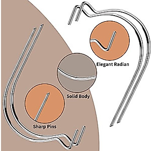 40 Pieces Picture Hangers Super Hooks, PinCute Hercules Hooks Drywall Picture Hanging Hooks Holds Up to 100lbs No Tools Need, Hang Art, Clocks, Frames or Planters