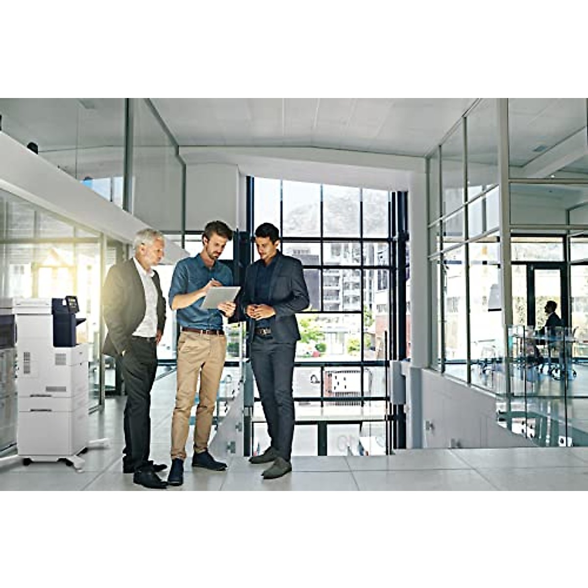 Xerox VersaLink C605 C605/XL LED Multifunction Printer-Color-Copier/Fax/Scanner-55 ppm Mono/55 ppm Color Print-1200x2400 Print-Automatic Duplex Print-120000 Pages Monthly-700 Sheets Input-Color