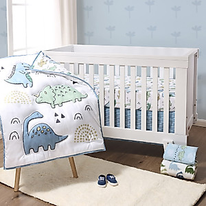 The Peanutshell Dinosaur Crib Bedding Set for Boys, 5 Pieces