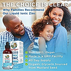 Immunity Gummies & Liquid Zinc Bundle by MaryRuth's | 5-in-1 Sugar Free Immunity Gummies, 90ct | Ionic Zinc Sulfate Drops + Organic Glycerin, 4oz | Formulated for Adults & Kids | Vegan, Non-GMO