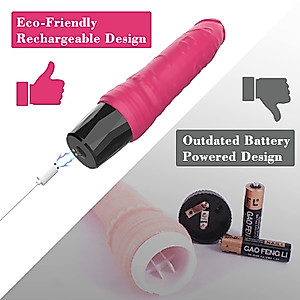 Realistic Anal Dildo Sex Toys - G Spot Vibrator Dildos for Sex Women Realistic, Hafobok Juguetes Sexuales Consoladores Vibradores para Mujer & Hombres, Adult Toys for Men & Couples, Rose