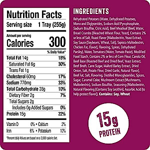 HORMEL COMPLEATS Meatloaf & Gravy With Mashed Potatoes Microwave Tray, 9 oz. (6 Pack)