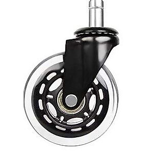 Luv America Replacement Office Computer Desk Chair Wheels or Casters for Hard Floors or Carpet | Highest Load Capacity | Comfortable Gliding | Extends Home or Office Chair Life.