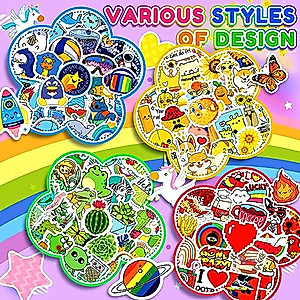 1000Pcs Cute Stickers for Kids, Water Bottle Stickers Vinyl Waterproof Stickers for Laptop Scrapbook Skateboard Cute Kawaii Sticker Packs for Teens Kids Girls