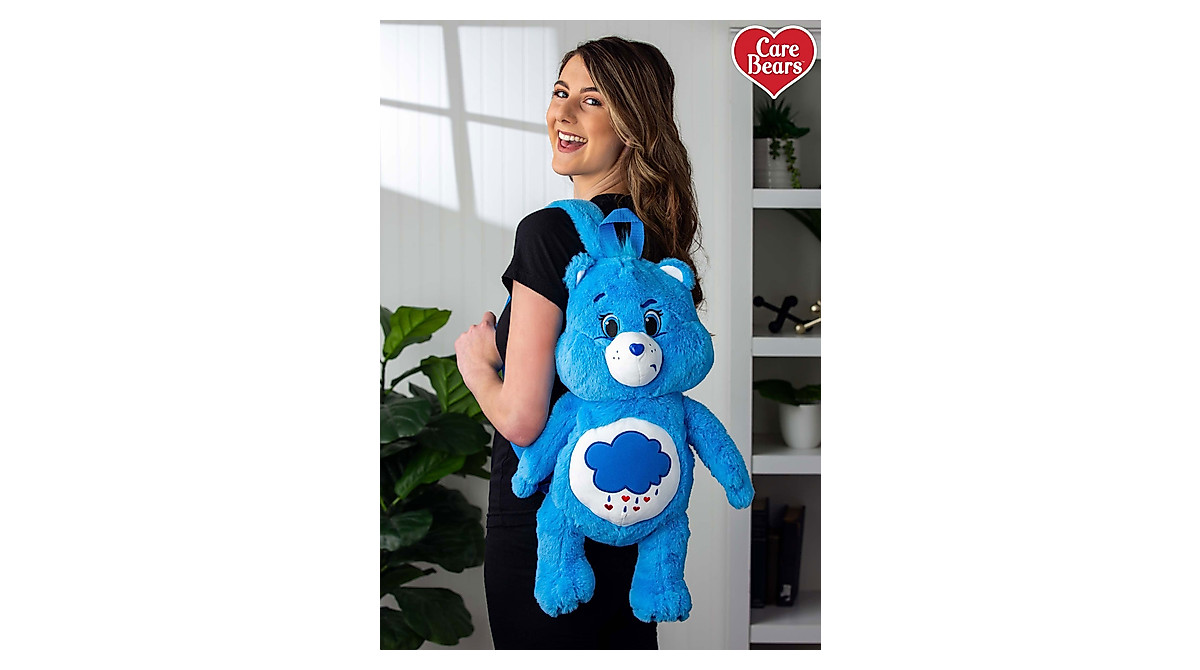 Care Bears Grumpy Bear Backpack - Plush Backpack for Kids & Collectors