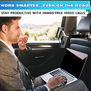 Adjustable Tablet Holder for Car Headrest 5.51-11" - Swivel Tablet Mount Car Headrest Tablet Holder Car Headrest Phone Holder Back Seat Phone Holder for Car Tablet Holder - Car Seat Phone Holder Mount