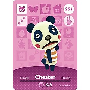 Chester - Nintendo Animal Crossing Happy Home Designer Amiibo Card - 251