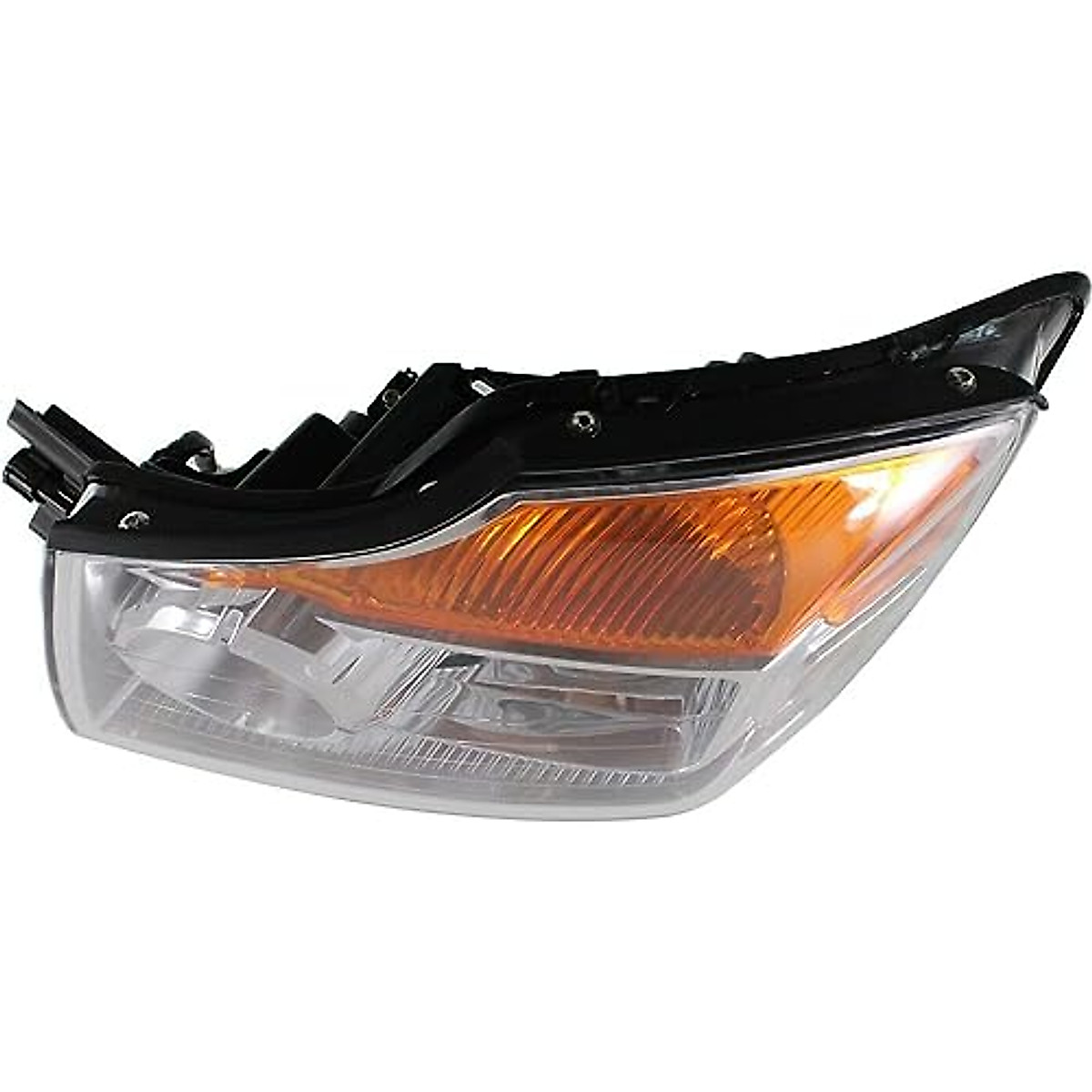 HDOZTOJI Headlight Halogen Bulb Left Side Clear Lens W/Bulb Headlamp for Nissan for Armada LE 08-09 & SE 08-10 & Platinum 10-15 & SL/SV 11-15 & Base 12-15 13440261 NI2502175