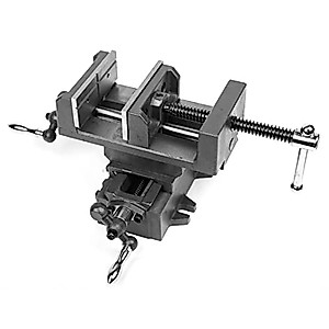 WEN Cross Vise, 4.25-Inch with Compound Slide for Mills and Drill Presses (CV414),Black