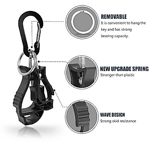 NANHONG 6 Pieces glove clips for work Glove Holder Clip, Construction Worker for Glasses Helmets Glove Grabber Clip, Golf glove holder for duty belt.