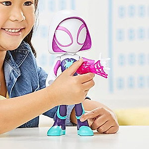 Hasbro Marvel Spidey and His Amazing Friends Supersized Ghost-Spider Action Figure, Preschool Super Hero Toy, Kids Ages 3 and Up