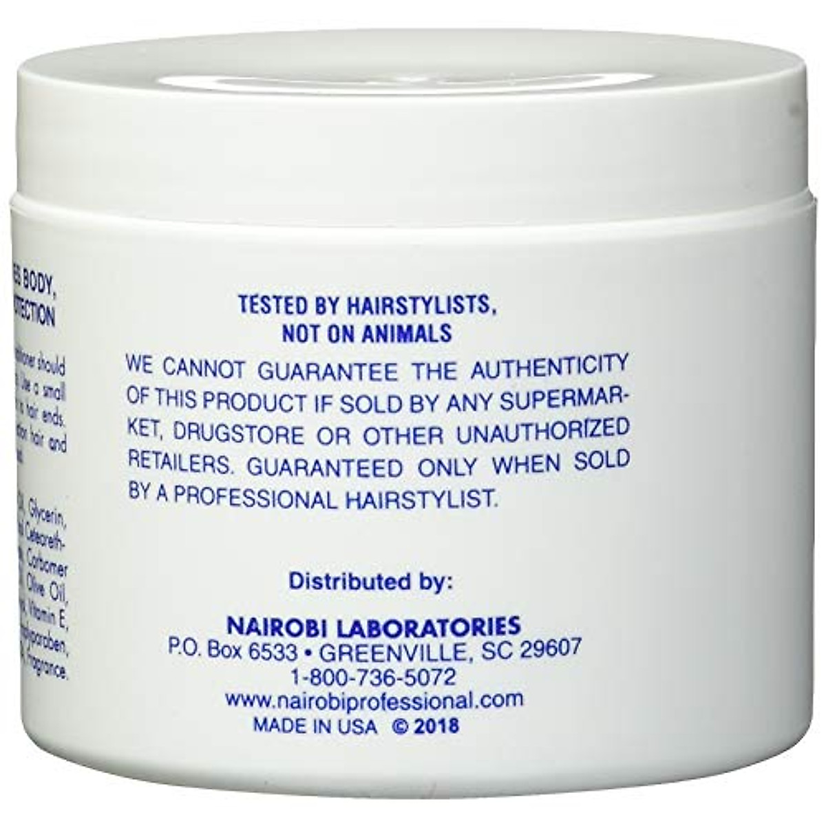 Nairobi Hair and Scalp Daily Moisturizing Hairdressing Unisex, 4 Ounce