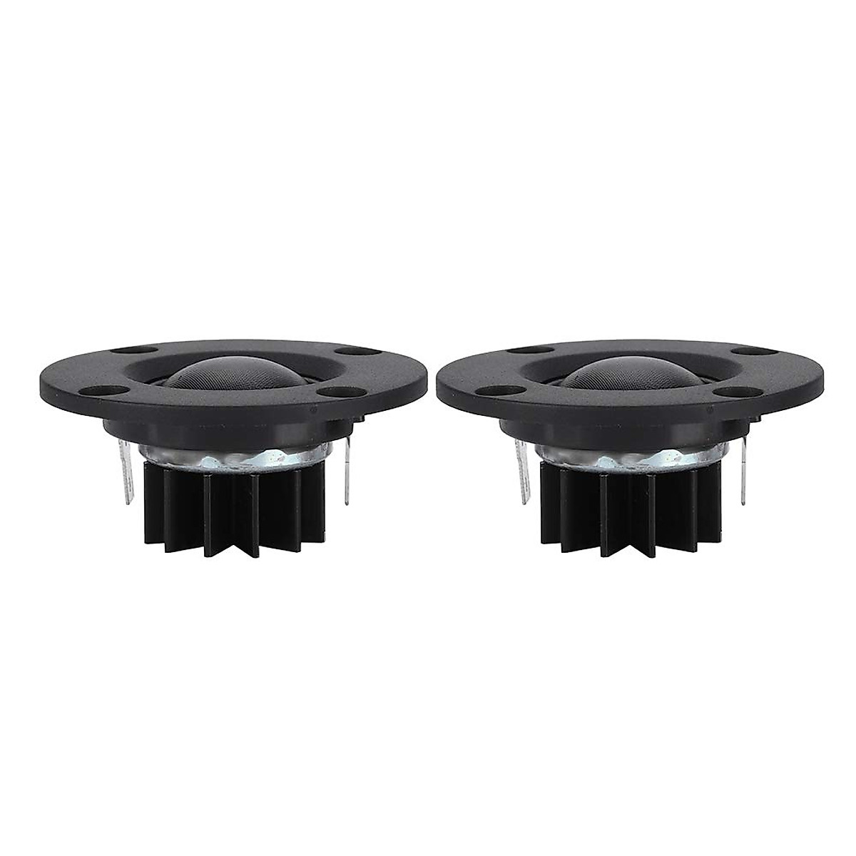 HiFi Speaker, 2Pcs 30W 6Ω Dome Tweeter Magnet Treble Speaker Silk Film HiFi Loudspeaker Magnet 20mm Vibrating Diaphragm