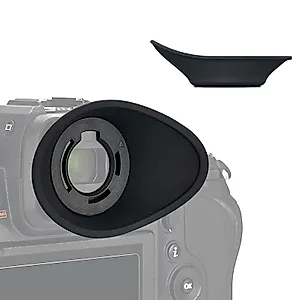 [Updated Version] Z9 Z8 Eye Cup Eyepiece, Camera Viewfinder Eyecup for Nikon Z8 Z9, Soft Silicone 360 Rotating Extension Oval Design, Replace Nikon DK-33 Eye Cup