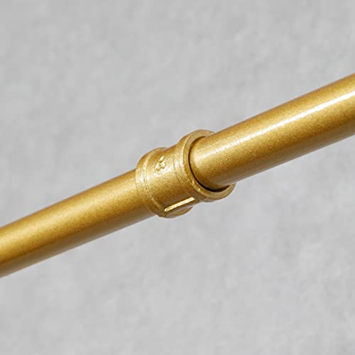 RZGY Clothes Rack Wall Mount, 47.2''L Clothing Bar for Wall, Industrial Pipe Clothes Rod, Heavy Duty Hanging Clothes Rack Detachable Garment Bar, Multi-Purpose Hanging Rod for Closet