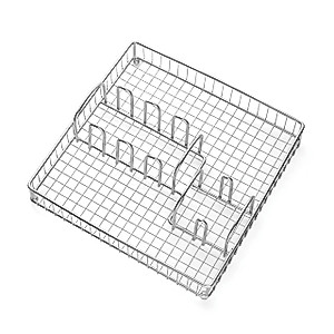 Cambridge Silversmiths Mena Sand 40-Piece with Chrome Buffet Flatware Set