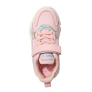 ADICIEN Kids Tennis Shoes Breathable Running Shoes Walking Shoes Fashion Sneakers Girls Little Kid 2 Pink