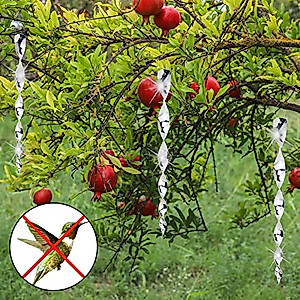 30 Pack Bird Repellent Reflectors Scare Rods