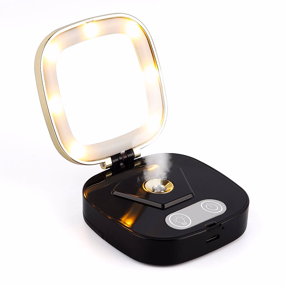 Illuminated Makeup Mirror 3 Mode Led Makeup Mirror Nano Moisturizing Facial Humidification Spray