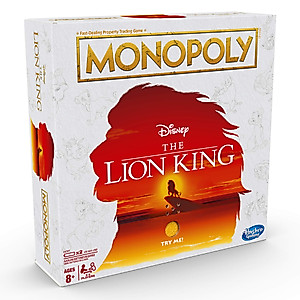 Monopoly Game Disney The Lion King Edition Family Board Game