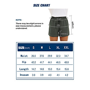 KINGFEN Shorts for Women Casual Summer Women Linen Pocketed Shorts Womens Shorts for Summer Woman Pull On Shorts Drawstring Elastic Waist Solid Loose Shorts Pants Outerwear Sage Green Small
