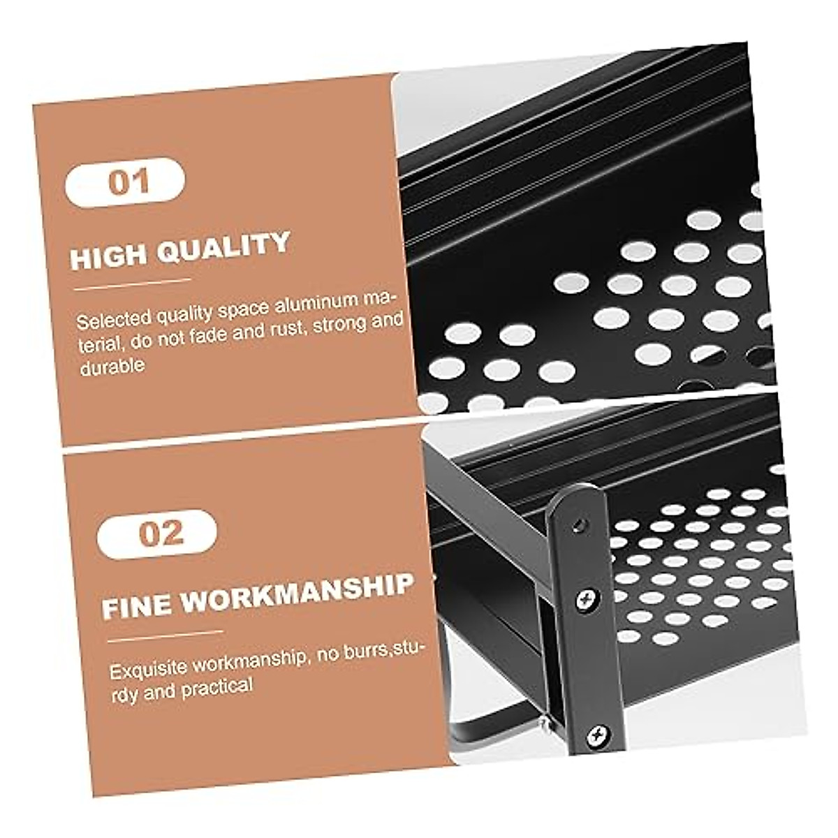 Cabilock 1 Set Nail Free Rack Shelves for Storage Wall Mounted Storage Hangers Wall Mounted Clothing Rack Bathroom Wall Shelf Bathroom Storage Organizer Bath Towel Holder Nail-Free Rack