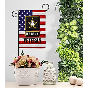 US Army American US Flag Home Decor Armed Forces Rangers Official Licensed United State Military Banner Wall Hanging Veteran Gifts Retire Yard Tapestry Decorative Cemetery Garden Rememberance Made in USA