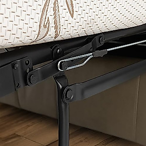 RecPro Charles Collection | 65" RV Hide A Bed Loveseat | Memory Foam Mattress | RV Sleeper Sofa | Pull Out Couch | RV Furniture | RV Loveseat | RV Living Room (Slideout) Furniture | Putty