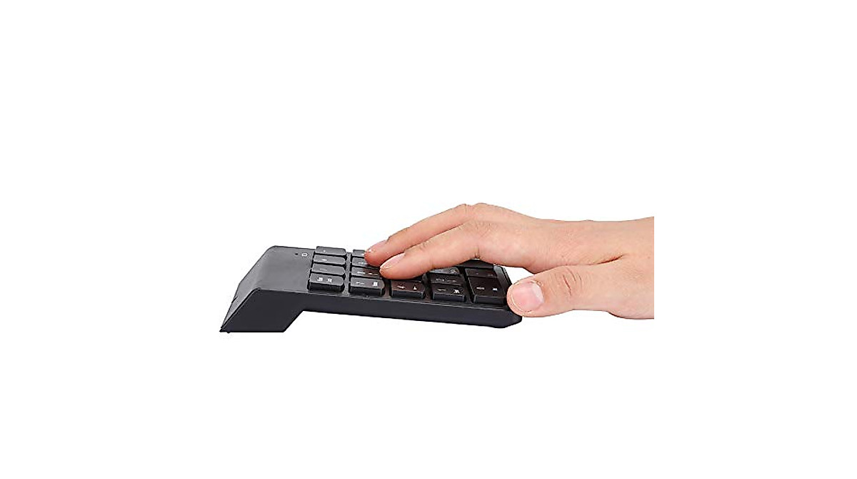Mini Wireless Numeric Keypad - Silent & Stylish