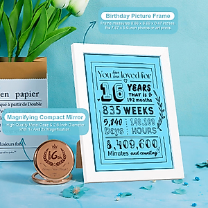 Sweet 16 Gifts for Girls,Best 16 Year Old Girl Birthday Gift ideas Set,Best 16th Birthday Gifts Box for Girls,Cool Gifts Basket for Sixteen Year Old Daughter Granddaughter Niece Sister Trendy 2025