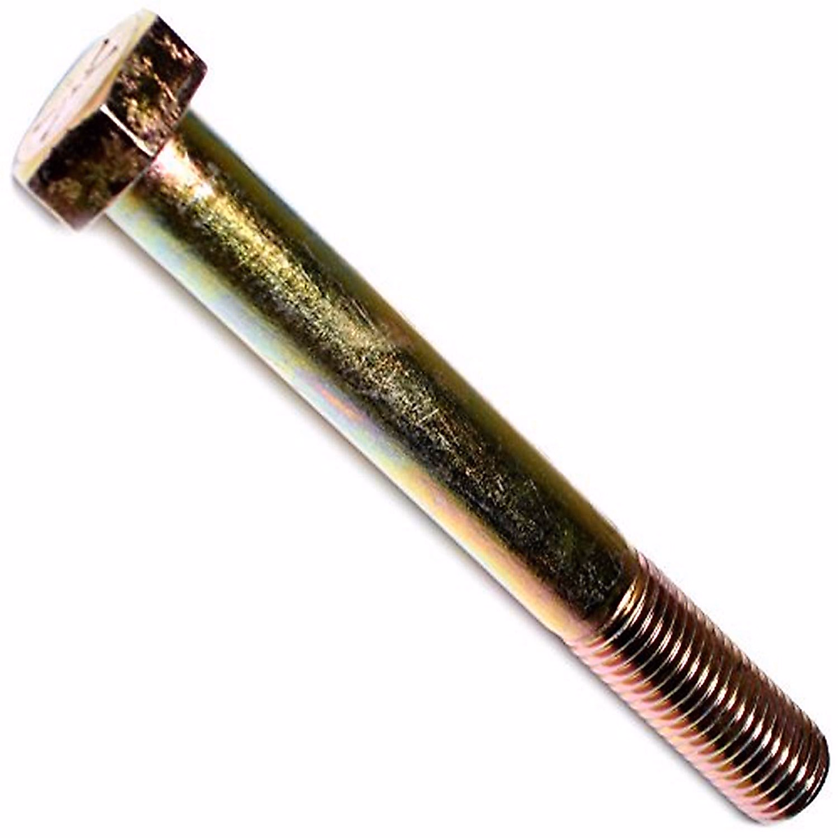 Hard-to-Find Fastener 014973382001 Grade 8 Hex Cap Screws 5, 1-8 x 8, Piece-3 , yellow