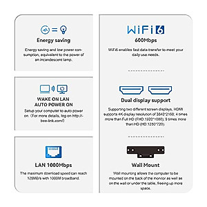 Beelink MINIS 12 PRO Mini PC with N100 Processor, 16G DDR4 500G SSD Mini Desktop PC, WiFi6, BT5.2, Dual HDMI, Ethernet LAN Business Mini Computer