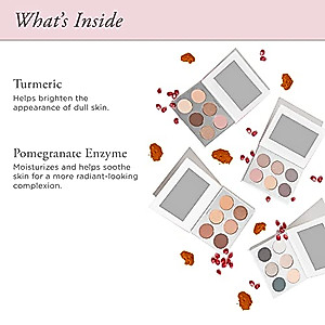 PÜR Beauty On Point Eyeshadow Palette, Matte, Shimmer & Metallic Shades, Skincare-Infused Formula, Cruelty Free, Wednesday