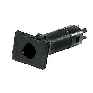 Rugged Ridge 11818.01 Half Door Insert Bushing, Black; 87-06 Jeep Wrangler YJ/TJ