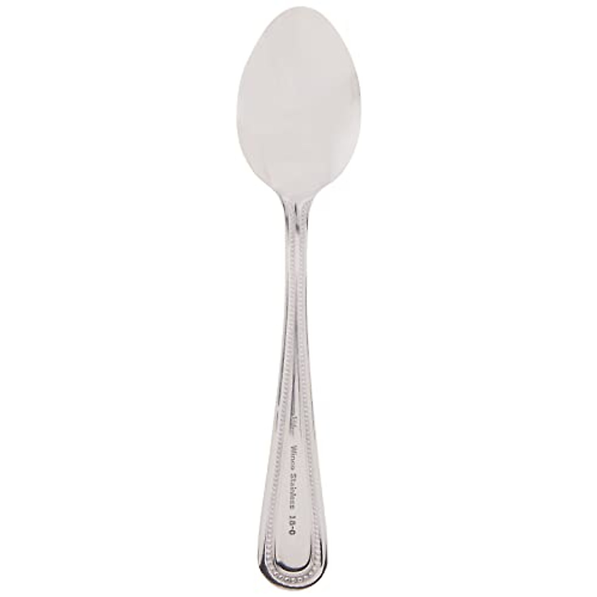 Winco 12-Piece Dots Teaspoon Set, 18-0 Stainless Steel,Silver
