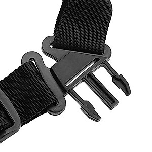 Yosoo Adjustable Trimmer Shoulder Strap Double Shoulder Harness Strap Garden Brush Cutter Lawn Mower Nylon Belt Black