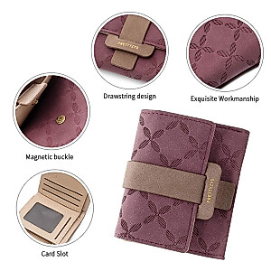 JOSEKO Small Wallet for Women, Girls Wallet Women Wallet Womens Wallet Wallet for Girls Elegant Wallet Purse Credit Card Holders Money Organizer Clutch